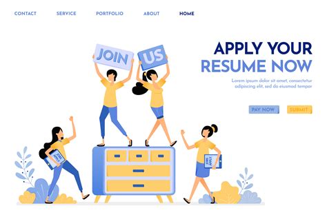 Illustration Of Join Us Hiring People Graphic By Setiawanarief111 · Creative Fabrica