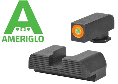 Ameriglo Protector Tritium Iron Sight Set For Glock 424343x48