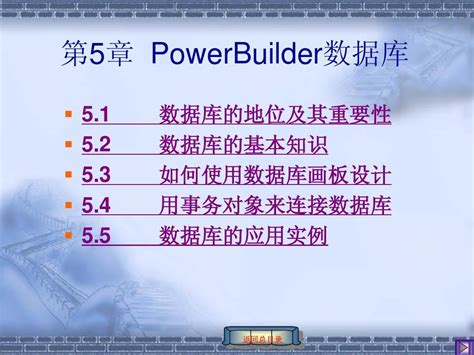 第5章powerbuilder 数据库 word文档在线阅读与下载 文档网