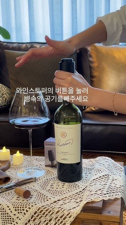 아네스 진공 와인 스토퍼 Youtube