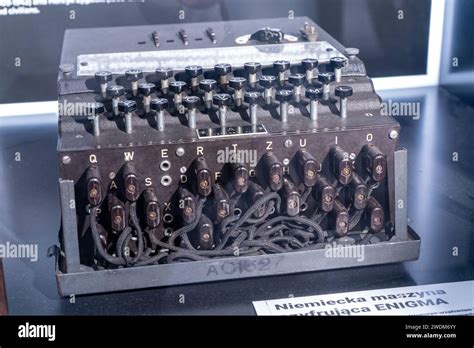 Enigma Machine Legendary Encryption Device Used To Decode Enemy Messages During Wwii Bletchley