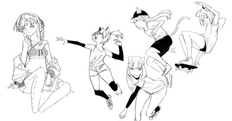 Animegirl Sketches Juno And Iceのイラスト Pixiv