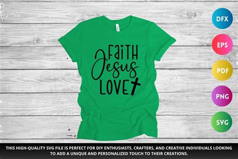 Faith In Jesus Svg Christian Svg Graphic By Beautyattitudedesigns