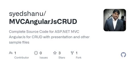 Github Syedshanumvcangularjscrud Complete Source Code For Aspnet
