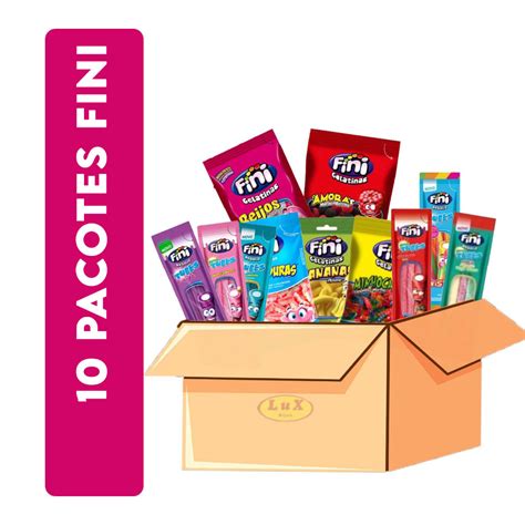 Kit 10 Pacotes Bala Fini Sabores Variados Shopee Brasil