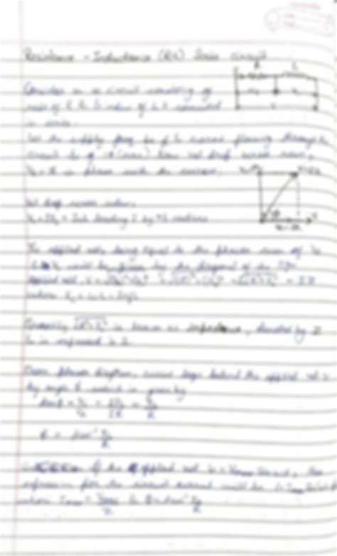 SOLUTION Ac Circuit Btech Bee Studypool