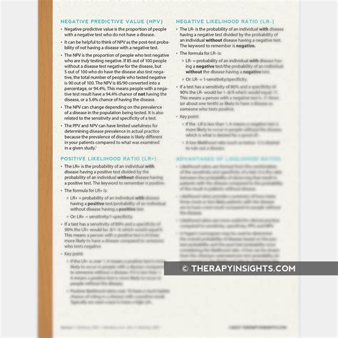 Diagnostic Metrics Simplified Reference For Clinicians Adult And
