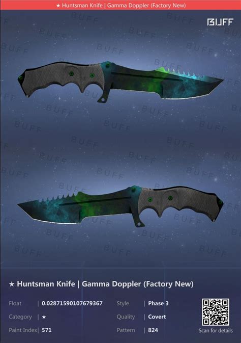 Huntsman Gamma Doppler Phase 3 Csgo Cs2 Video Gaming Gaming