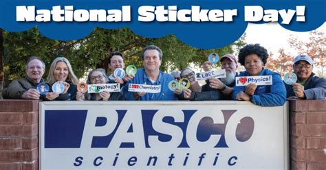 pasco scientific on linkedin nationalstickerday pascoscience