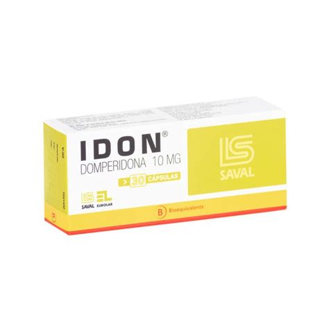 Idon 10mg Domperidona 30 Cápsulas