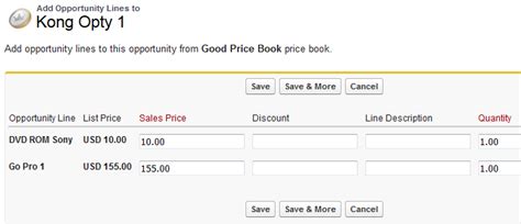 SimplySfdc Salesforce Adding Product To Opportunity Layout