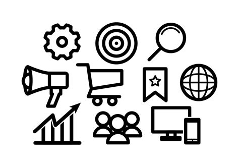 Marketing Icons Vector Art Icons And Graphics For Free Download