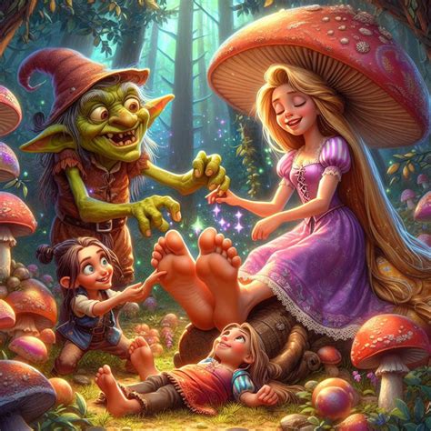 Rapunzel Feet Tickling By Goblin Ai By Amirrax On Deviantart