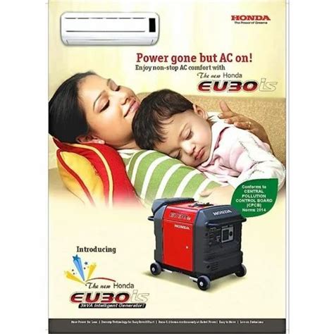 1 Kva Honda Eu30is Portable Generator At ₹ 122679 In Bengaluru Id
