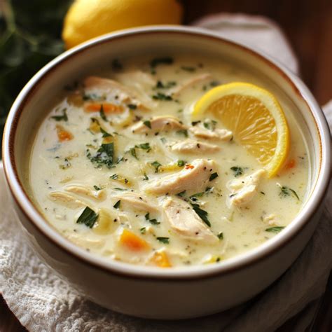 Avgolemono Greek Lemon Chicken Soup Cookingheavenly