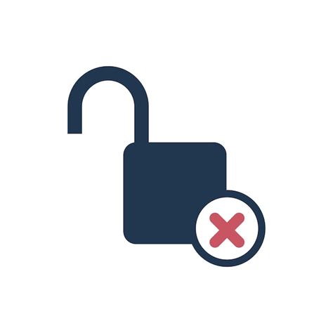 Premium Vector Simple Padlock Icon Vector Template