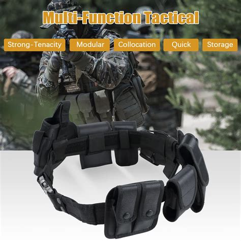 Police Tactical Belt 10 In 1 Police Tactical Duty Belt Security Guard