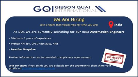 grishma buch on linkedin automationengineer cicd gqihiring