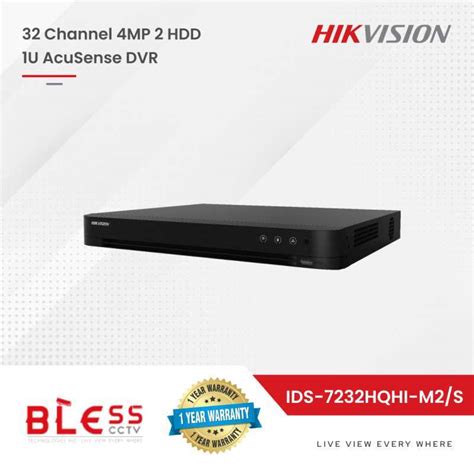 Jual DVR Hikvision IDS 7232HQHI M2 S 32 Channel 4MP 2 HDD 1U AcuSense