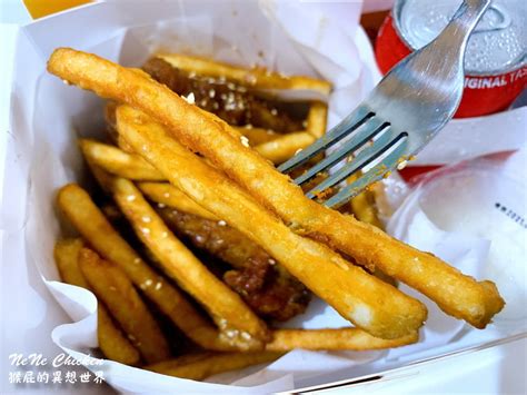 Nene Chicken三重三和店外送｜神奇辣起司炸雞真的太好吃了，蜂蜜蒜脆薯也很讚，三重外送美食