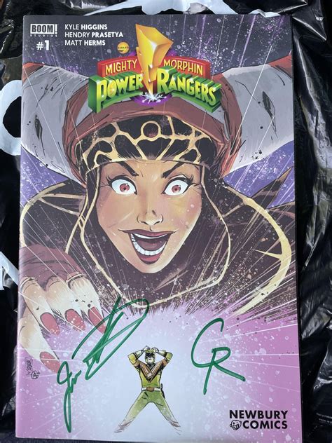 Had My Mmpr 1 Comic By Boom Signed By Jason David Frank The Green White Ranger R Comicbooks