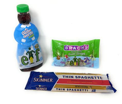Elf Movie Spaghetti Syrup And Swirly Twirly Gum Drops T Set