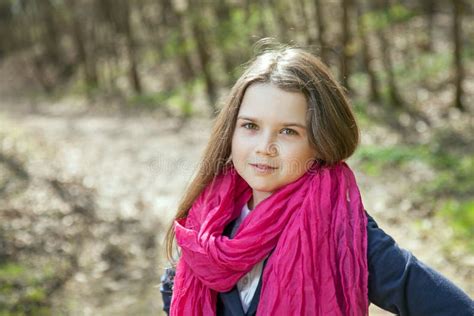 Girl In The Forest Stock Image Image Of Twilight Nature 2488605
