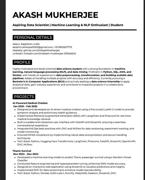 Resumeupdate Datascience Machinelearning Mlops Opentowork Akash