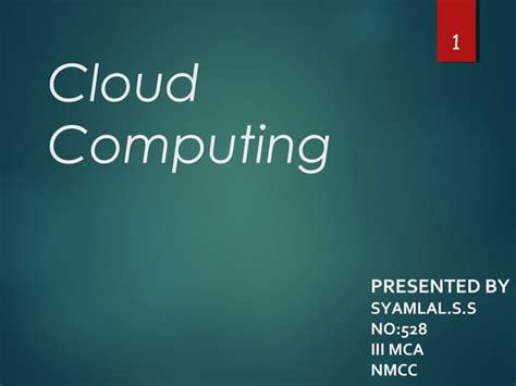 Intro To Cloud Computing Ppt