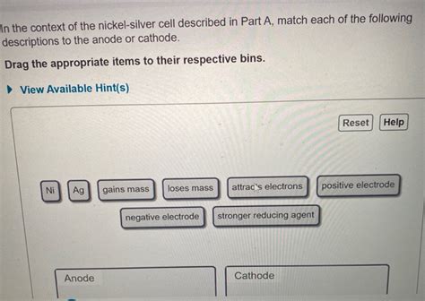 Solved Analyzing A Galvanic Cell 3 Review Constants Period Chegg
