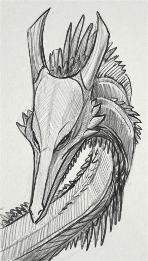 Daily Dragon Sketch Day 166 Today I Was Thinking About Those Types