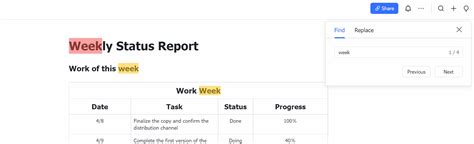 Find And Replace Content In Docs