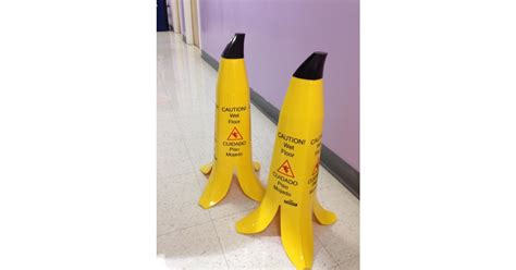 Banana Peel Wet Floor Signs Hands Down These Are The Best Photos