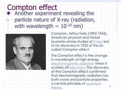 Ppt Compton Effect Powerpoint Presentation Free Download Id 630722