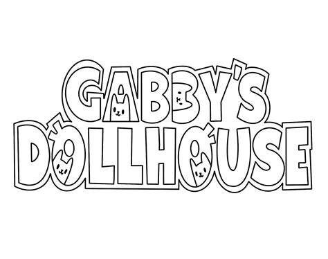 Gabbys Dollhouse Logo Svg Digital Download Cricut Compatible Etsy