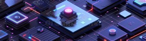 Illustration 3d Model Cybersecurity System With Ai Threat Detection And Illustration 3d Model Cybersecurity System With Ai Threat Detection And