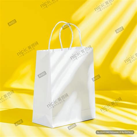 Ai创作图空白手提袋 手提袋白模 购物袋 手提纸袋 独立袋 手提袋效果 打包袋 白色袋子 手提袋贴图 手提袋 手提袋天地盖套装 宣传手提袋 手撕袋 大气纸袋 昵图网