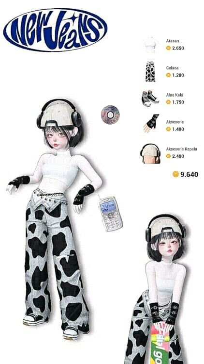Pin Oleh Haerin Di Zepeto Photos Ide Kostum Pakaian Karakter Lucu