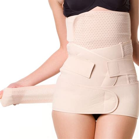 Postpartum Abdomen With Corset Belt Belt Maternal Cesarean Section Body