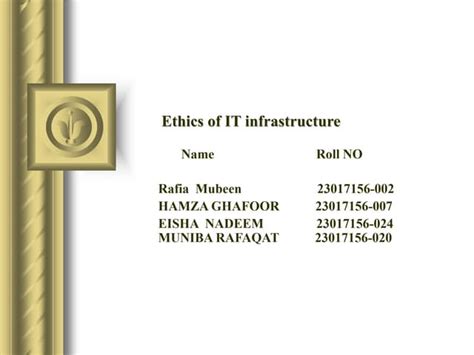 Ppt It Infrastructure Ppt