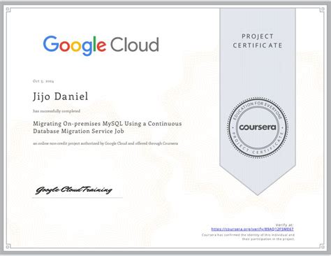 Jijo Daniel On Linkedin Migrating On Premises Mysql Using A Continuous