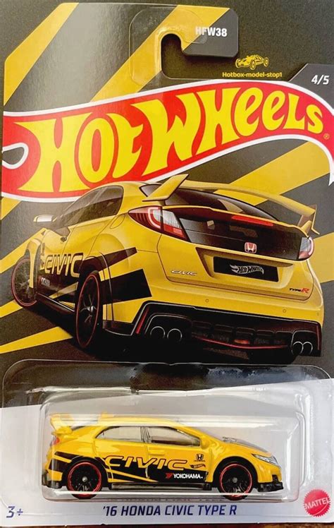 Hotwheels 16 Honda Civic Type R Etsy