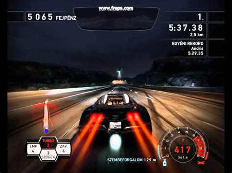 NFS Hot Pursuit Bugatti Veyron GS Top Speed YouTube
