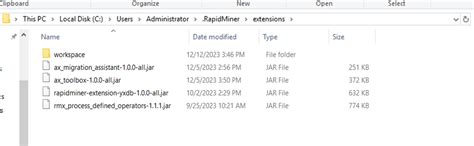ax migration assistant installation guide altair rapidminer documentation