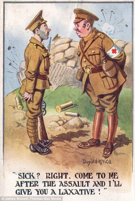 Rare Album Of Comic Wwi Postcards Revealed Daily Mail Online
