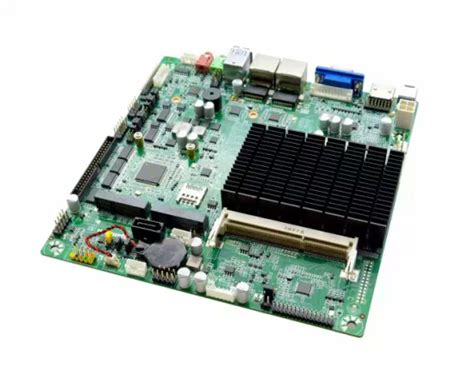 Fanless Motherboard DC 12V Mini Itx Motherboard Lvds Edp HDMI VGA 6 RS232 Mini Itx Board