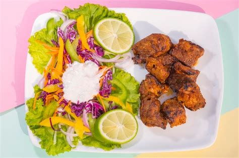 Premium Photo Boti Kebab