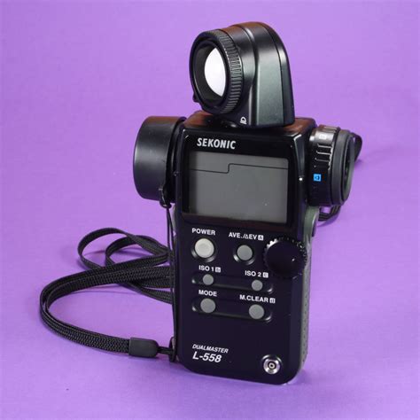 Sekonic Dualmaster L 558r Light Meter Professional Grade Light Meter Blue Moon Camera