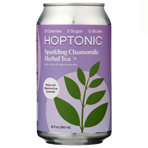 Hoptonic Hop Tea Chamomile Hoptonic Tea Sparkling Hop Tea Hops