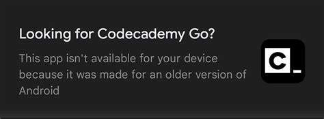 Codecademy Go On Android 13 Other Codecademy Forums